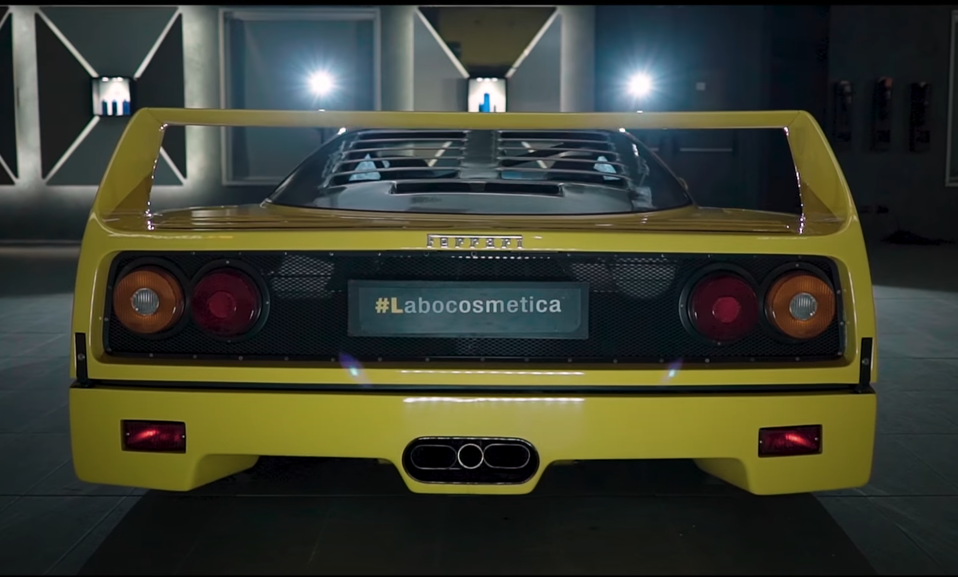 The exclusive Ferrari F40 Giallo Modena is restored with the ...